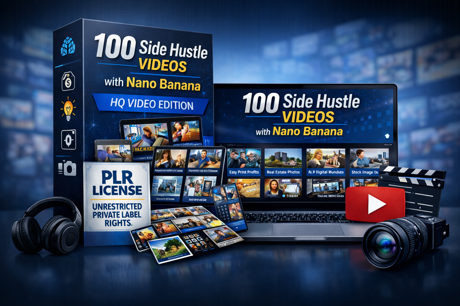100 Side Hustle Videos with Nano Banana – HQ Video Edition